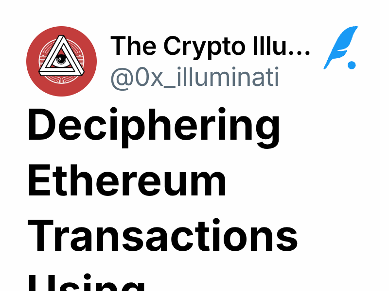 Deciphering Ethereum Transactions Using Etherscan The Crypto Illuminati