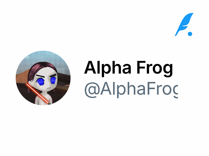 Alpha Frog (@AlphaFrog13)