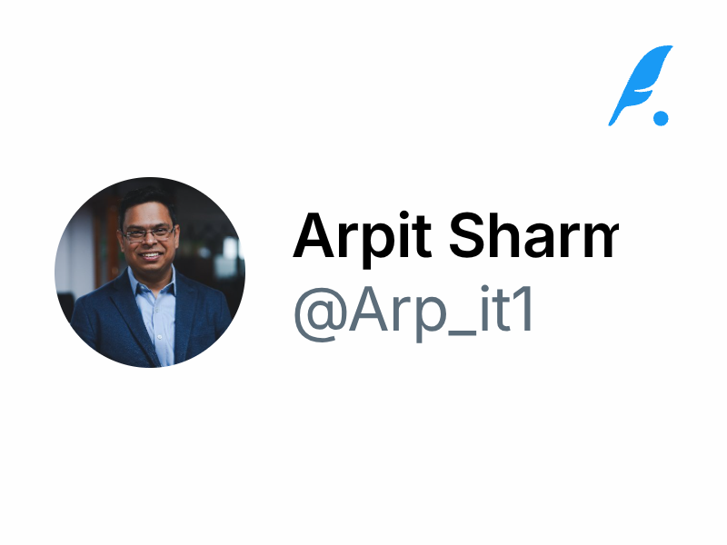 Arpit Sharma (@Arp_it1)