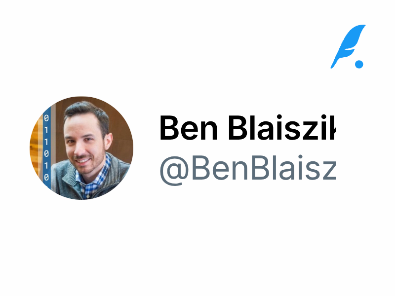 Ben Blaiszik (@BenBlaiszik)