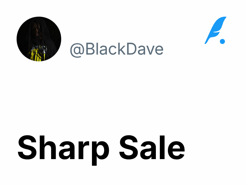Sharp Sale | 𝚋𝚕𝚊𝚌𝚔𝚍𝚊𝚟𝚎