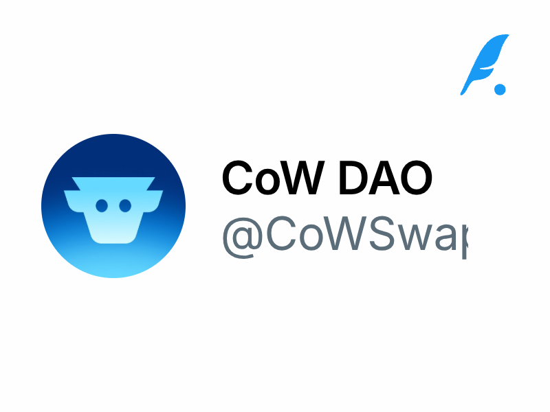 CoW DAO (@CoWSwap)