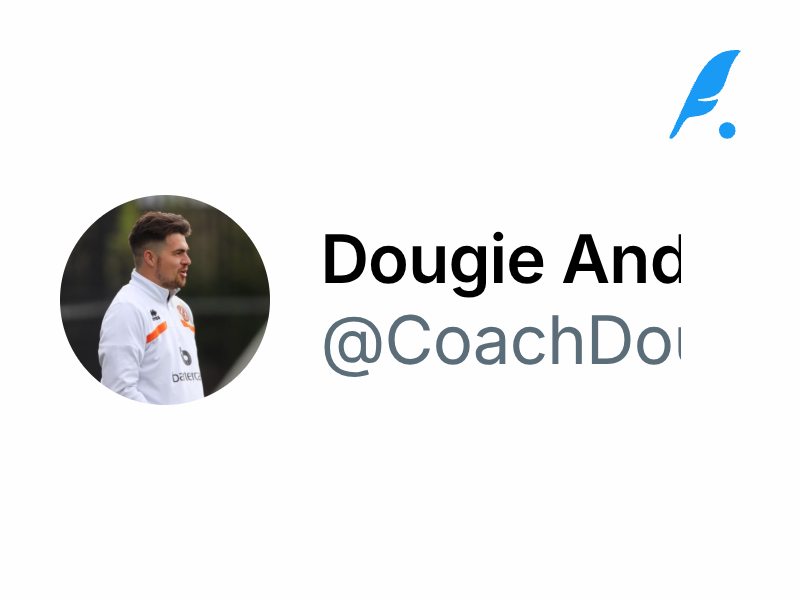 Dougie Anderson (@CoachDougieA)