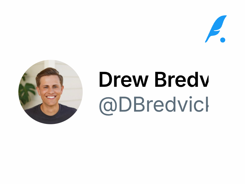 Drew Bredvick (@DBredvick)