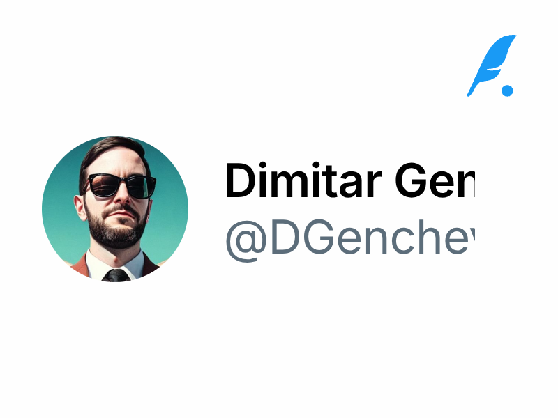 Dimitar Genchev (@DGenchev)