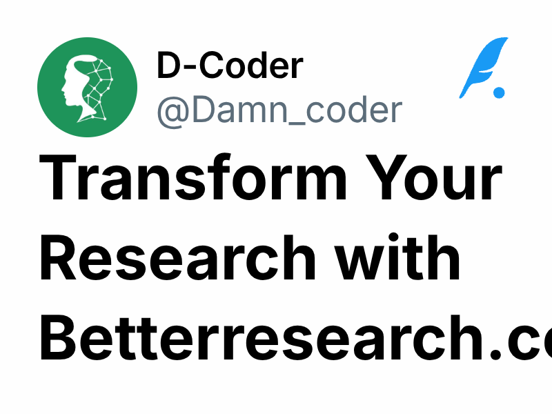 Transform Your Research With D Coder