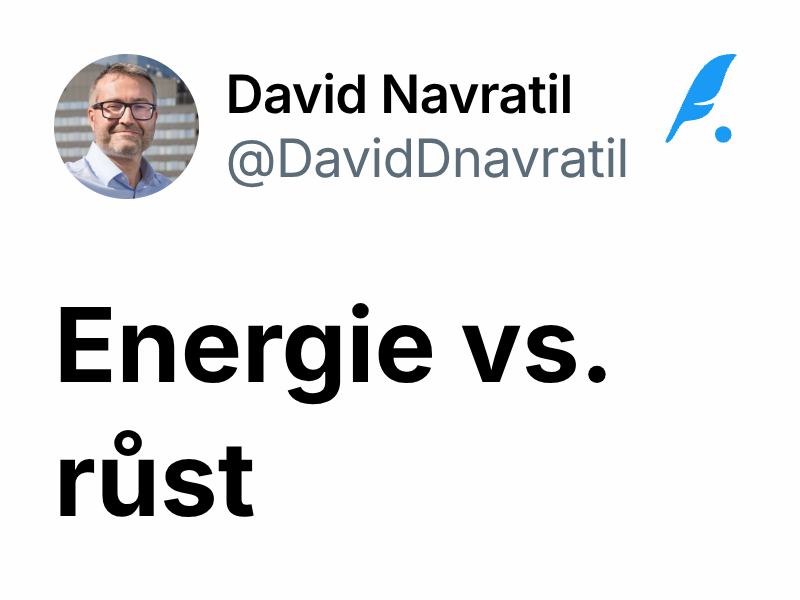 Energie vs. růst | David Navratil