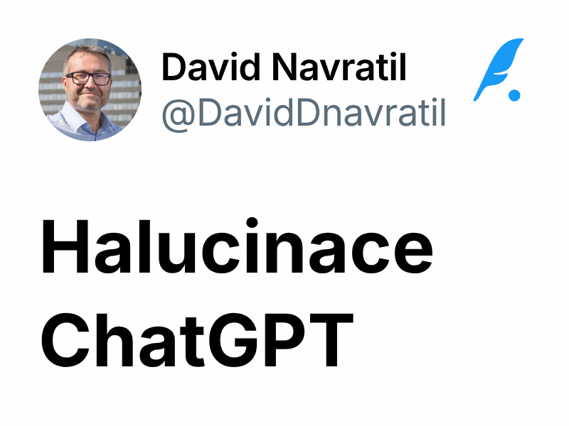 Halucinace ChatGPT | David Navratil