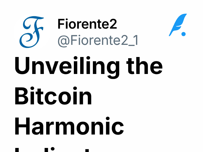 Unveiling the Bitcoin Harmonic Indicator | Fiorente2