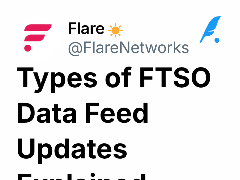 Types of FTSO Data Feed Updates Explained | Flare ☀️