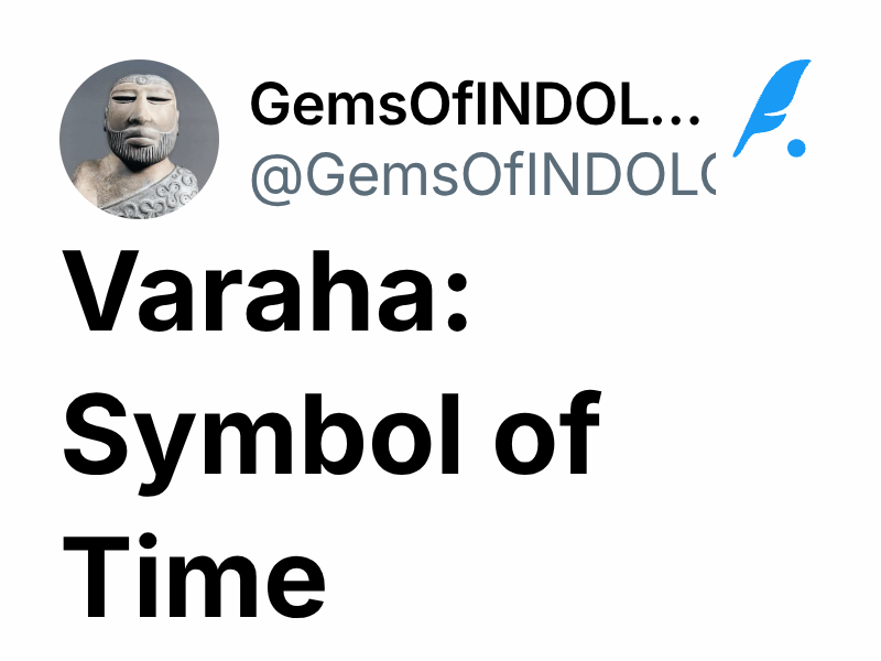 Varaha: Symbol of Time | GemsOfINDOLOGY