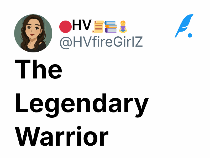 The Legendary Warrior Queen | 🔴HV📜📚🧘‍♀️