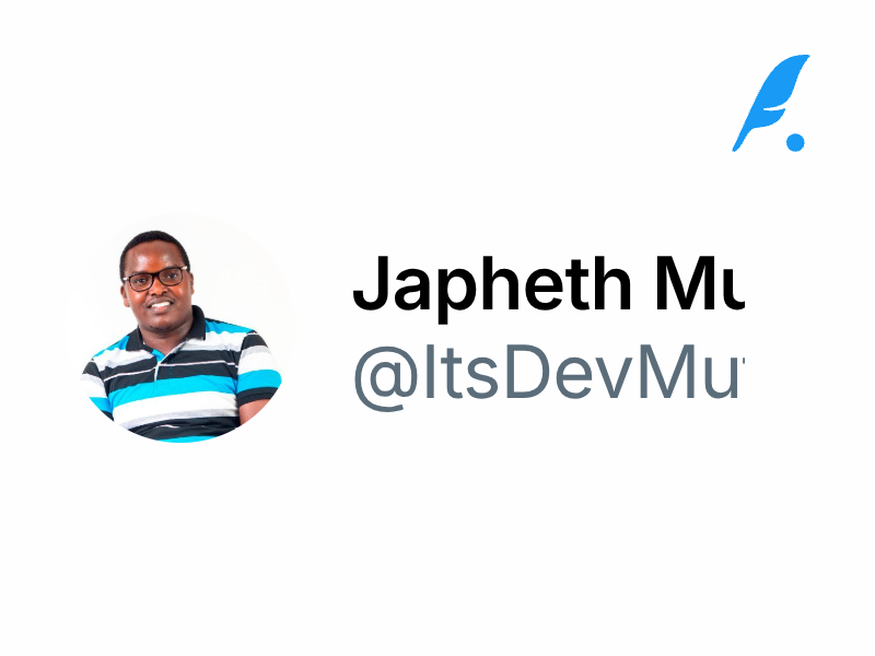Japheth Mutai (@ItsDevMutai)