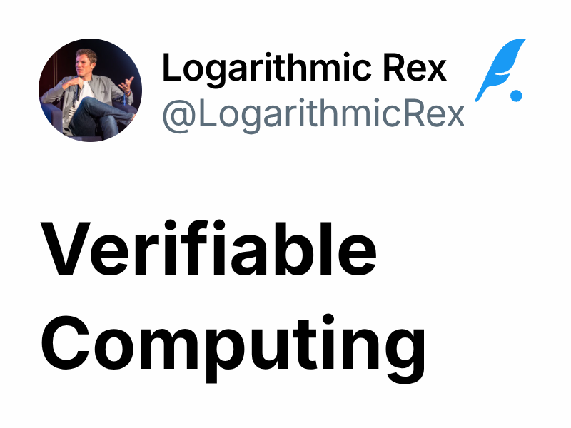 Verifiable Computing | Logarithmic Rex