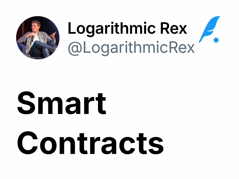 Smart Contracts | Logarithmic Rex