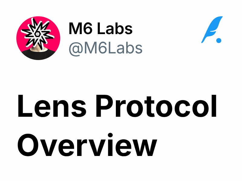 Lens Protocol Overview | M6 Labs