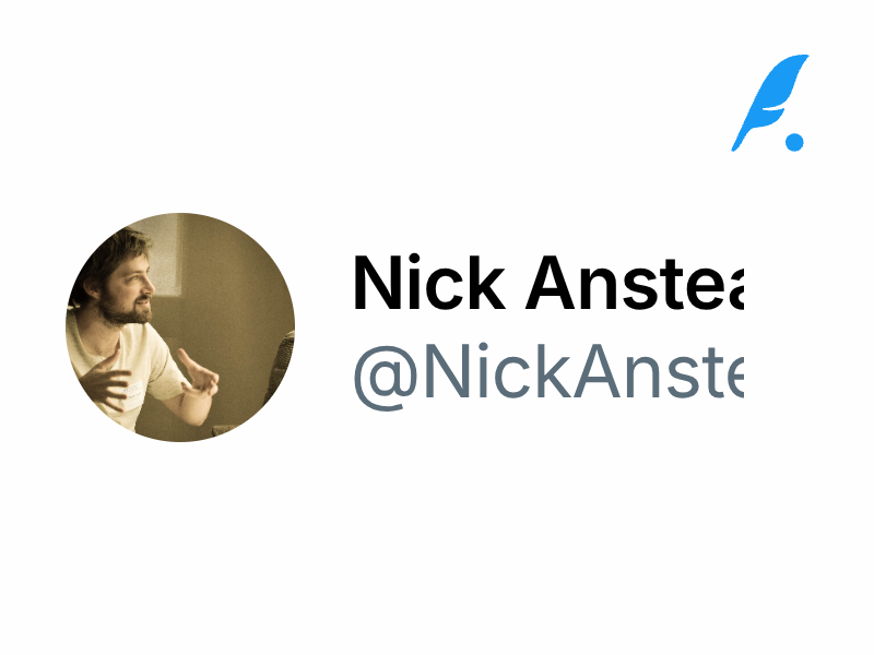 Nick Anstead (@NickAnstead)