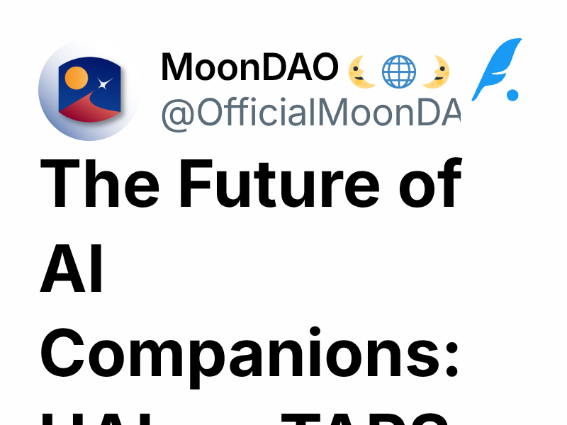 The Future of AI Companions: HAL vs TARS | MoonDAO 🌜🌐🌛
