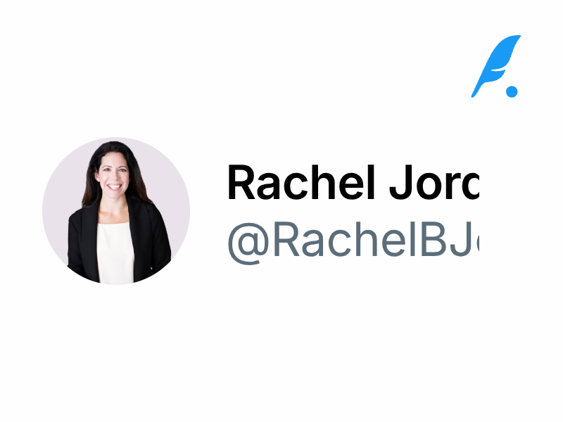 Rachel Jordan (@RachelBJordan)
