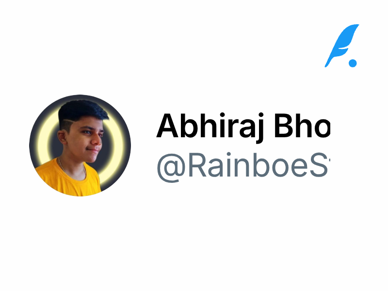 Abhiraj Bhowmick (@RainboeStrykr)