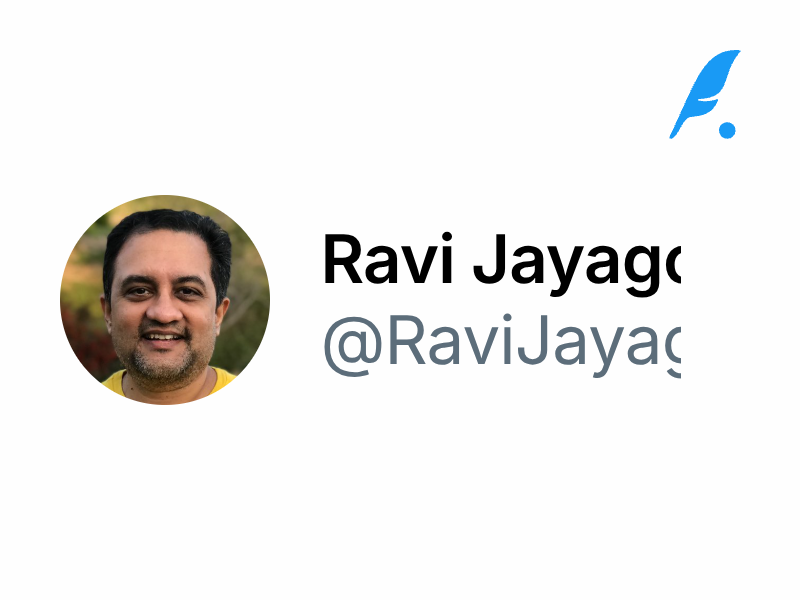 Ravi Jayagopal (@RaviJayagopal)