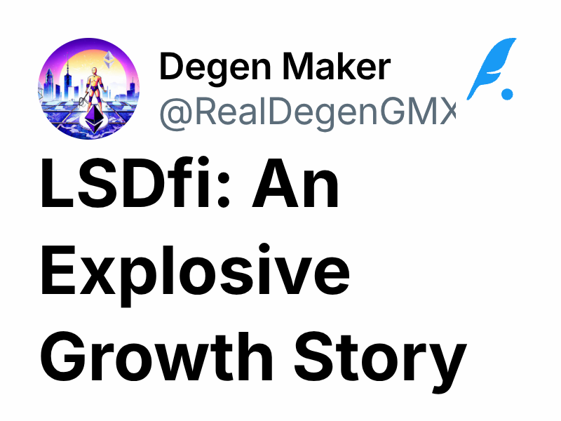 LSDfi: An Explosive Growth Story | Degen Maker