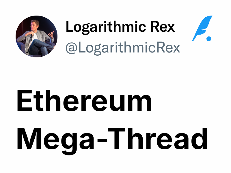 Ethereum Mega Thread Rex Haym Salomon