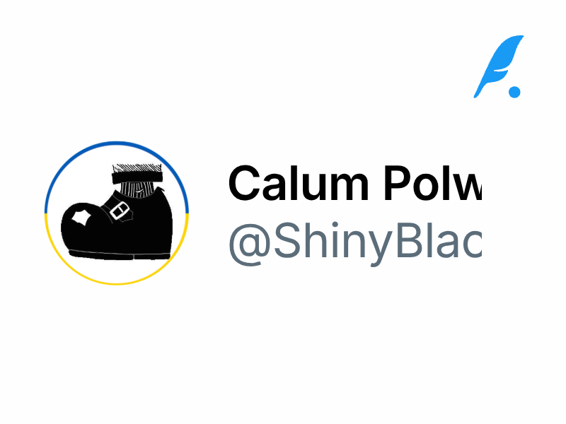 Calum Polwart (@ShinyBlackShoe)