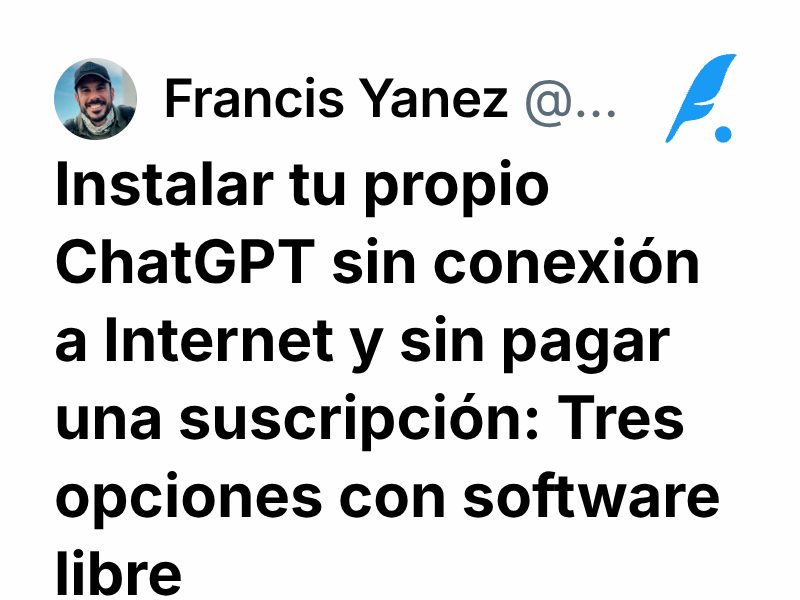 Instalar tu propio ChatGPT sin conexión a Internet y sin pagar una suscripción: Tres opciones ...