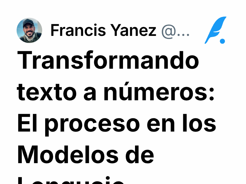Transformando texto a números: El proceso en los Modelos de Lenguaje ...