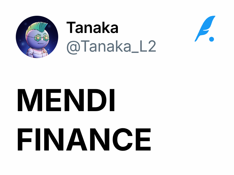 MENDI FINANCE | Tanaka