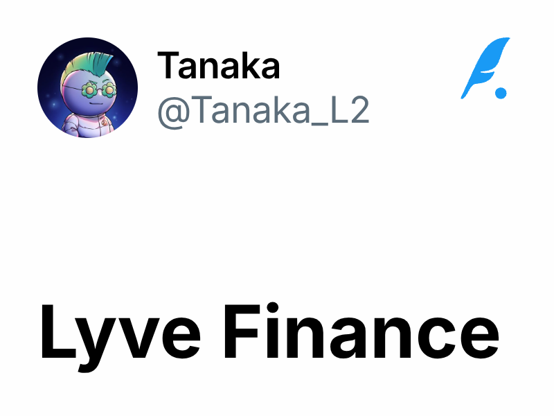 Lyve Finance | Tanaka