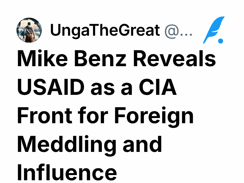 Mike Benz Reveals USAID as a CIA Front for Foreign Meddling and ...