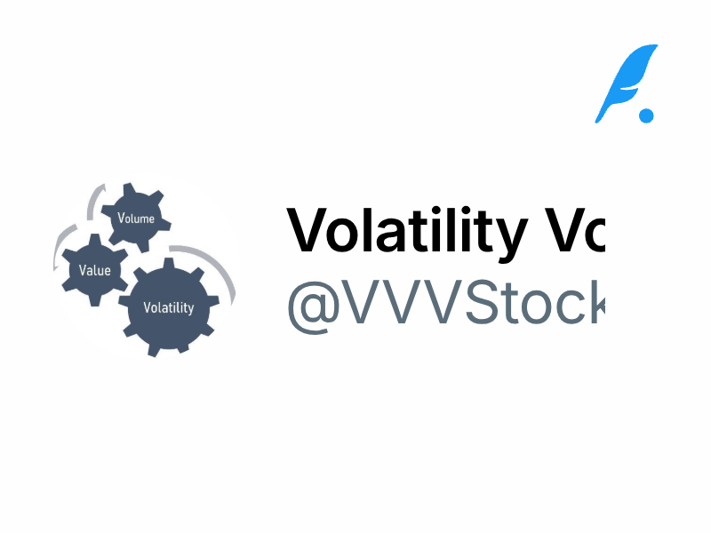 Volatility Volume and Value (@VVVStockAnalyst)