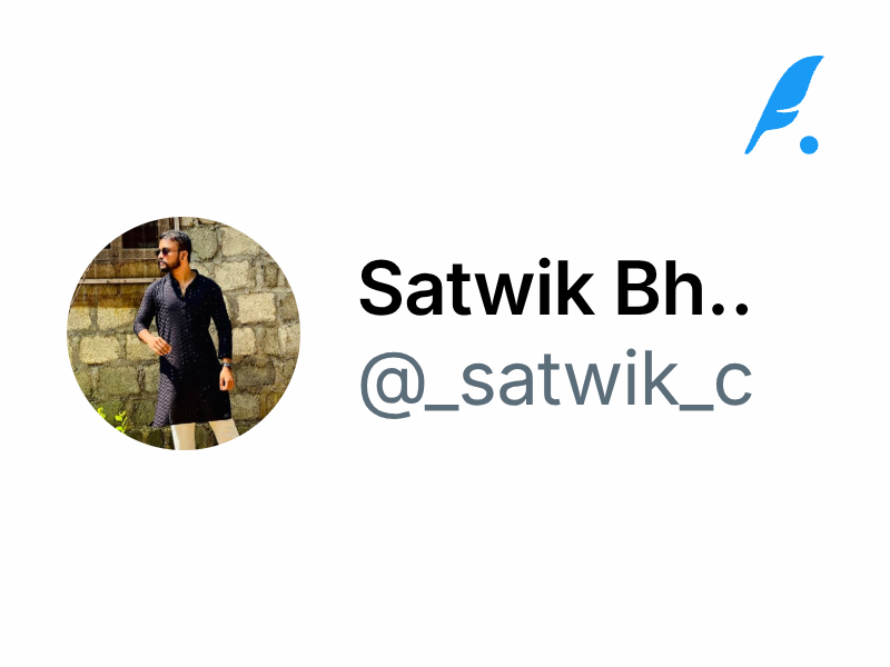 Satwik Bhatt🚀 (@_satwik_codes)