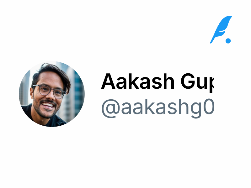 Aakash Gupta (@aakashg0)