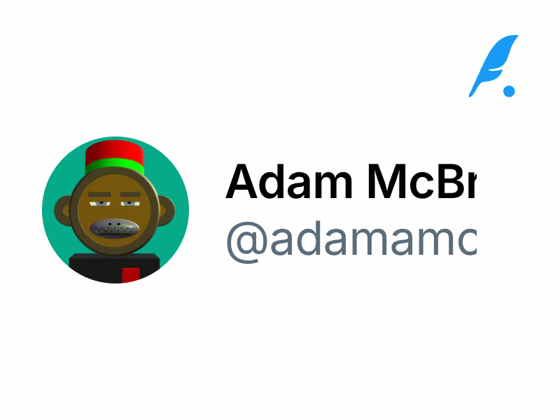 Adam McBride (@adamamcbride)