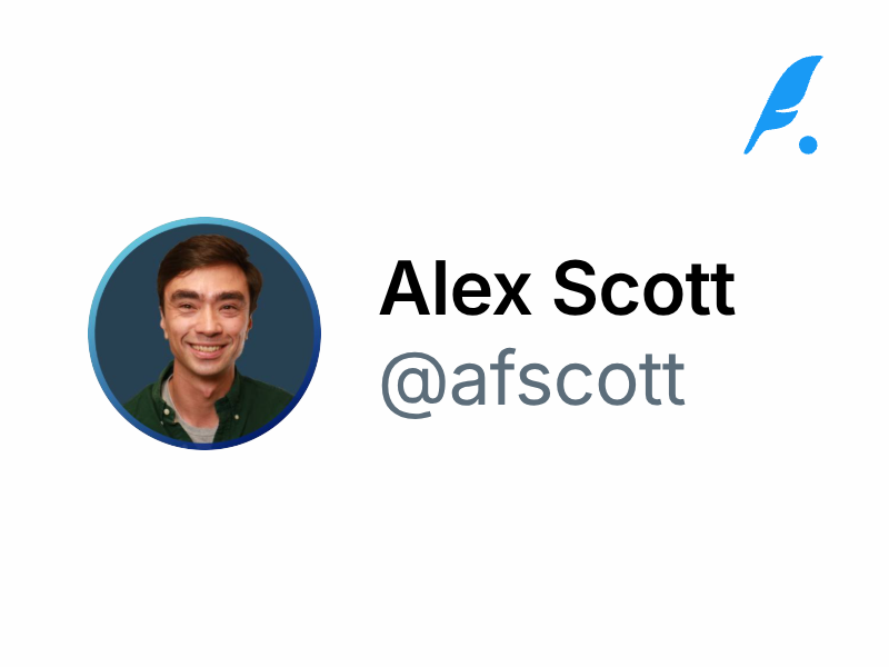 Alex Scott (@afscott)