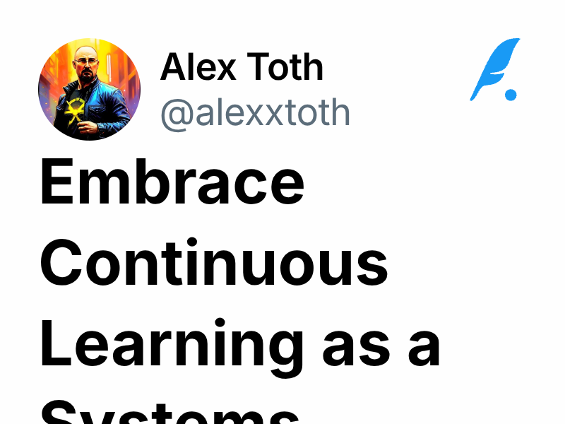 Embrace Continuous Learning as a Systems Engineer | Alex Toth