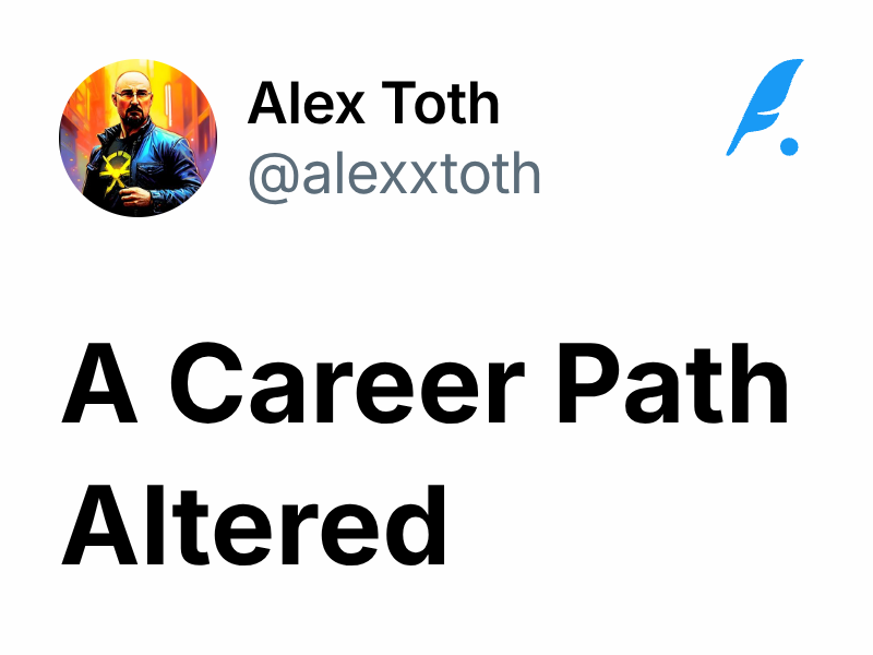 A Career Path Altered | Alex Toth