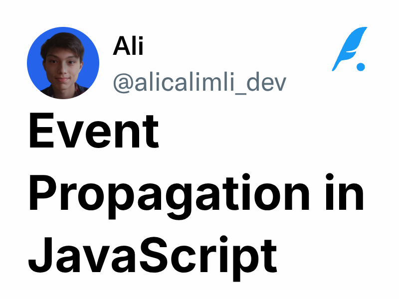 Event Propagation In Javascript Ali