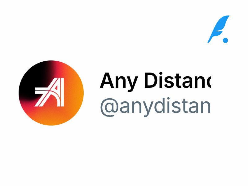 Any Distance - 𝙏𝙝𝙚 𝘼𝙘𝙩𝙞𝙫𝙚 𝘾𝙤𝙢𝙥𝙖𝙣𝙮 (@anydistanceclub)