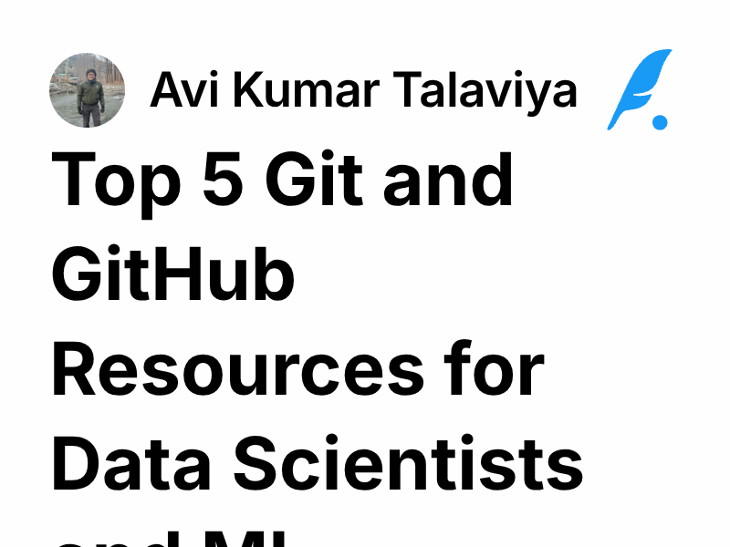 Top 5 Git And Github Resources For Data Scientists And Ml Engineers