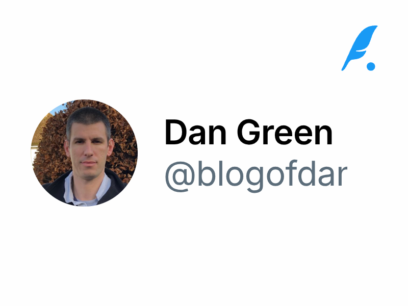Dan Green (@blogofdan)