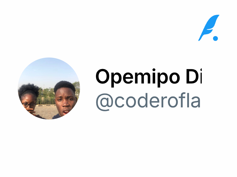 Opemipo Disu ⚡️ (@coderoflagos)