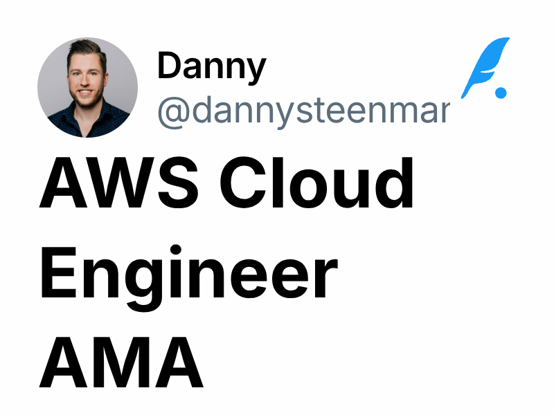AWS Cloud Engineer AMA | Danny
