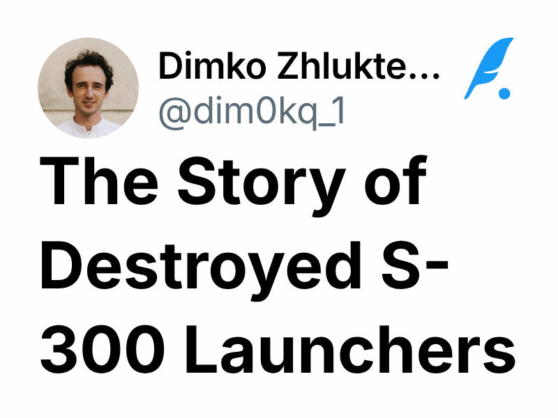 The Story of Destroyed S-300 Launchers | Dimko Zhluktenko 🇺🇦⚔️