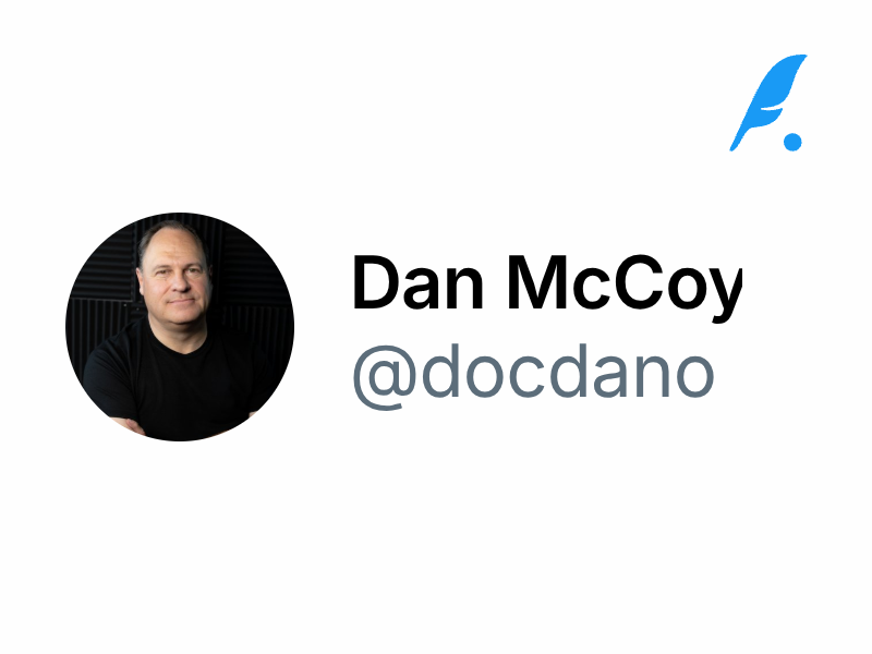 Dan McCoy, MD (@docdano)
