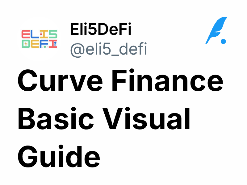 Curve Finance Basic Visual Guide | Eli5DeFi