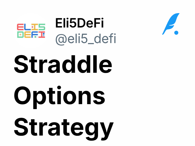 Straddle Options Strategy | Eli5DeFi